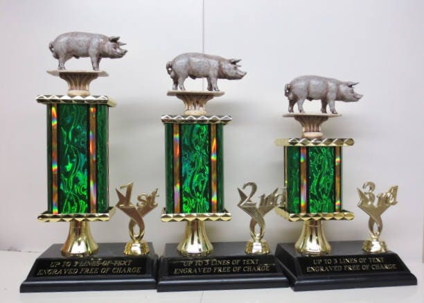 BBQ Trophy Best BBQ Cook Off Trophies Best Grill Master Champion Ribs ...
