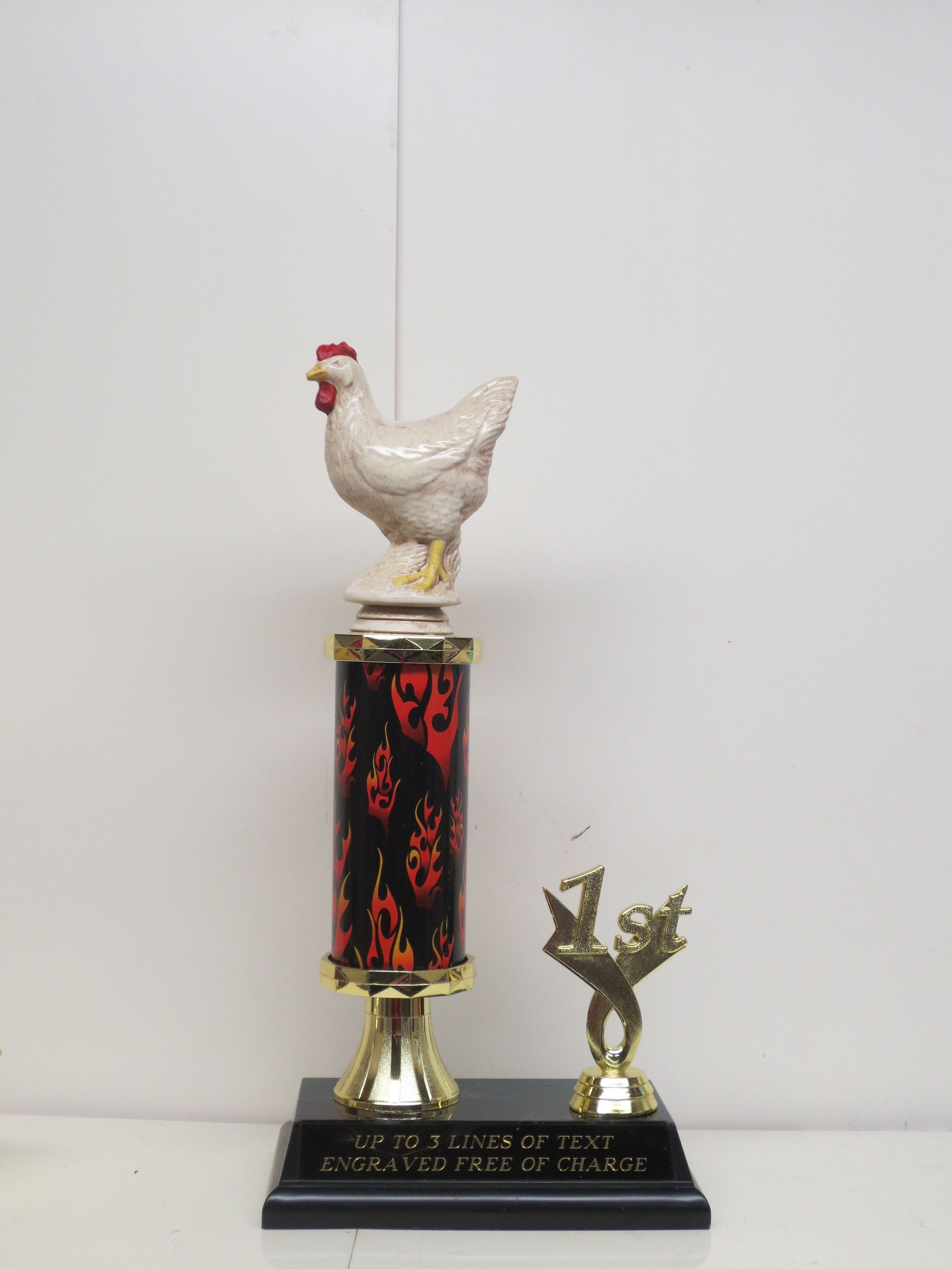 BBQ Trophy Best Hot Chicken Wings BBQ Cook Off Trophy Grill Master Cha ...