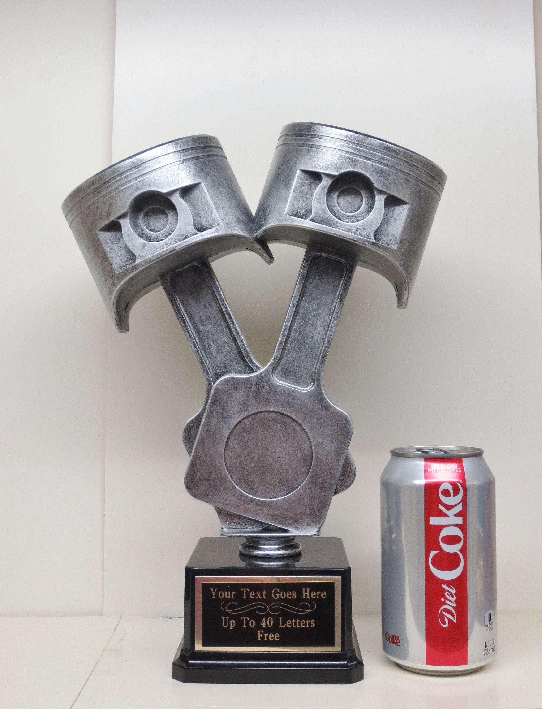 Car Show Trophy 12" Rods & Pistons Car Show or Racing Trophy Plastic S ...
