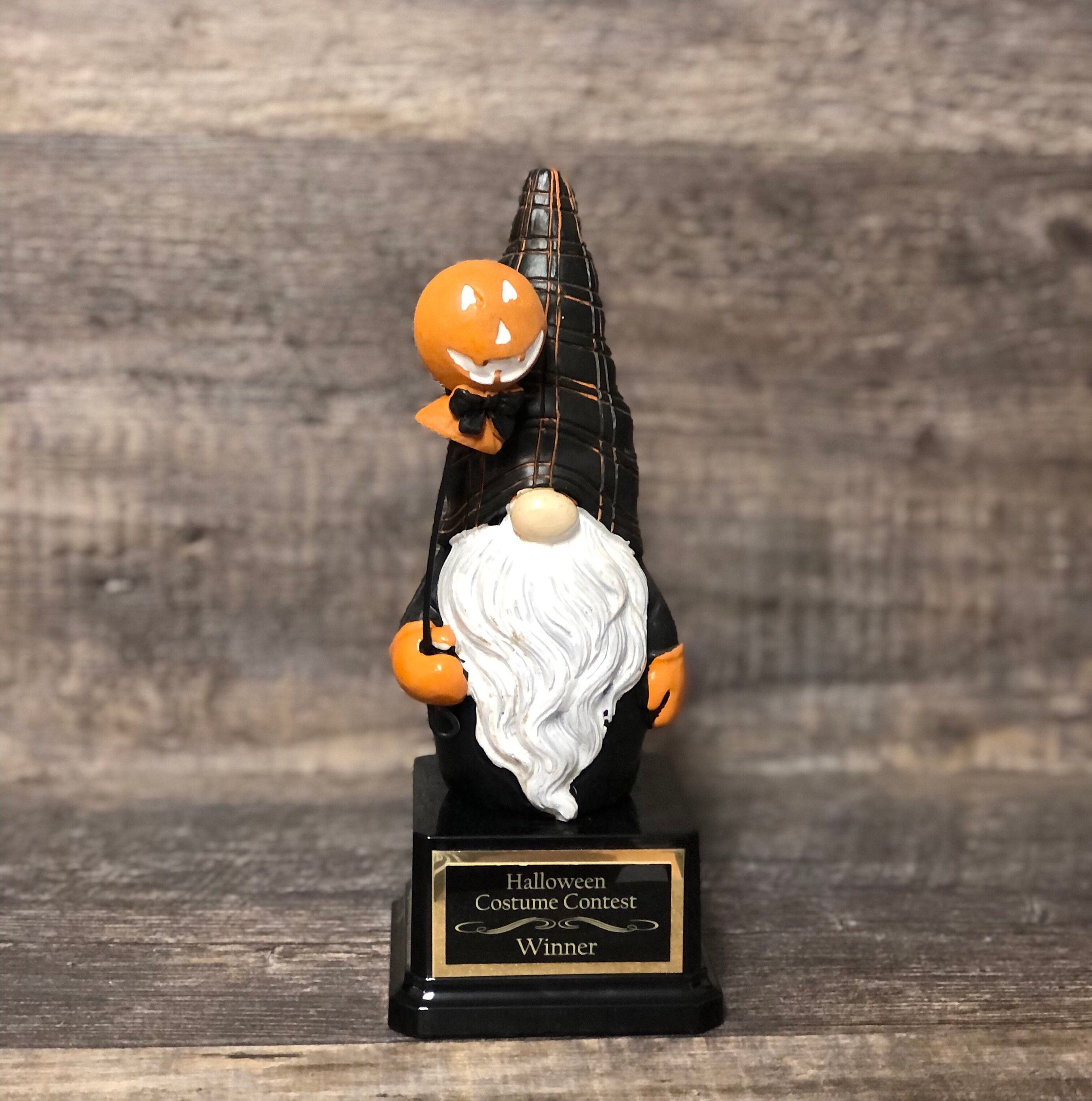Halloween Trophy Gnome Doll Costume Contest Winner Trunk or Treat Trop ...
